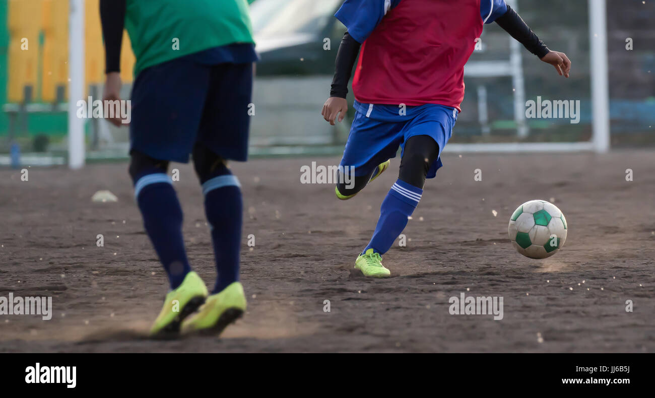 Practice at Soccer Club Stock Photo - Alamy