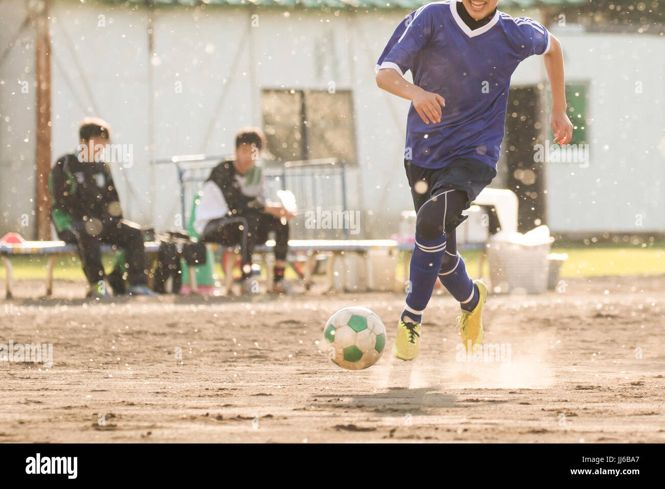 Practice at Soccer Club Stock Photo - Alamy