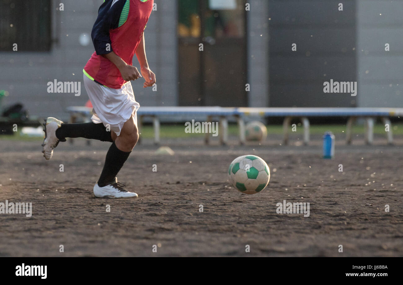 Practice at Soccer Club Stock Photo - Alamy