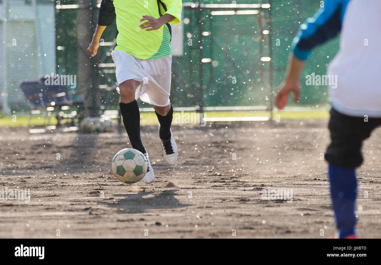 Practice at Soccer Club Stock Photo - Alamy