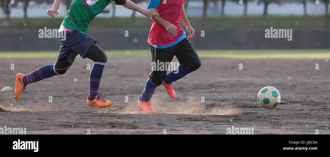 Practice at Soccer Club Stock Photo - Alamy