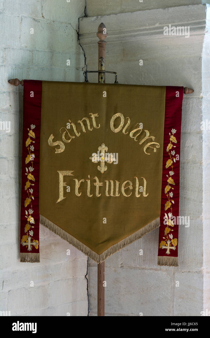 The banner in St. Olave`s Church, Fritwell, Oxfordshire, UK Stock Photo ...