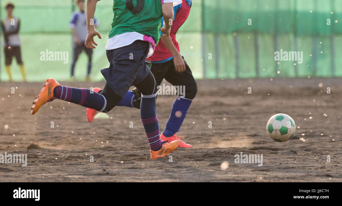 Practice at Soccer Club Stock Photo - Alamy