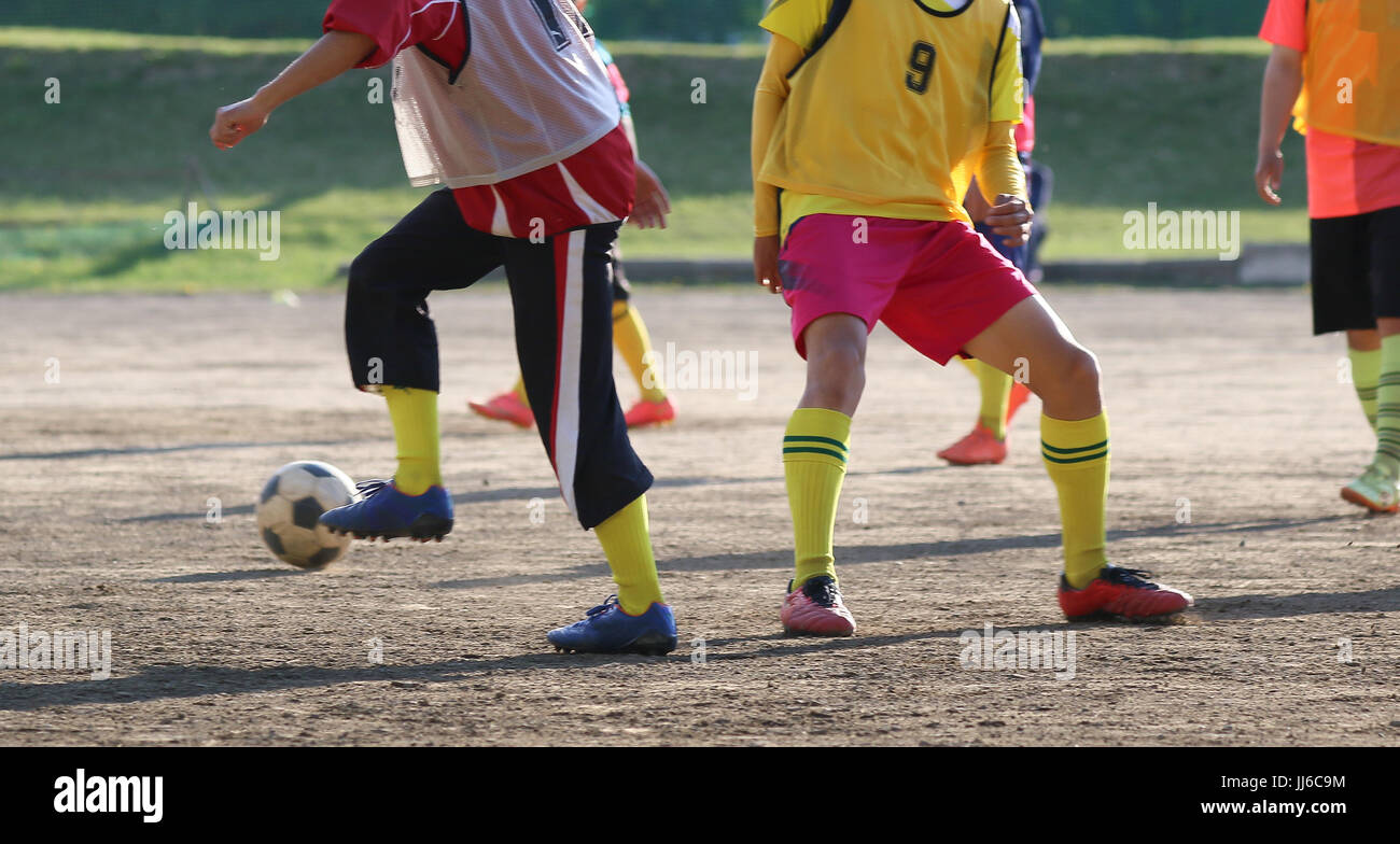 Practice at Soccer Club Stock Photo - Alamy