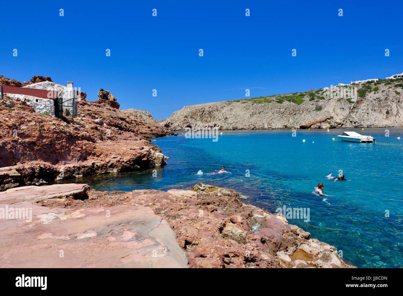 Cala Morell Menorca Minorca Spain Stock Photo - Alamy