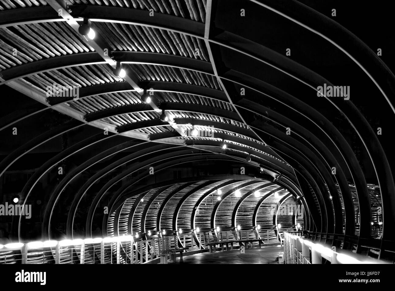 Bridge at Night Stock Photo - Alamy