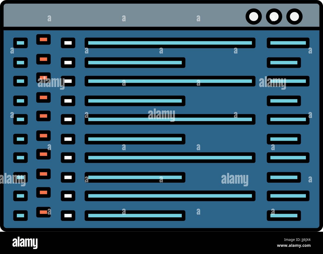 Programming codes binary Stock Vector Images - Alamy