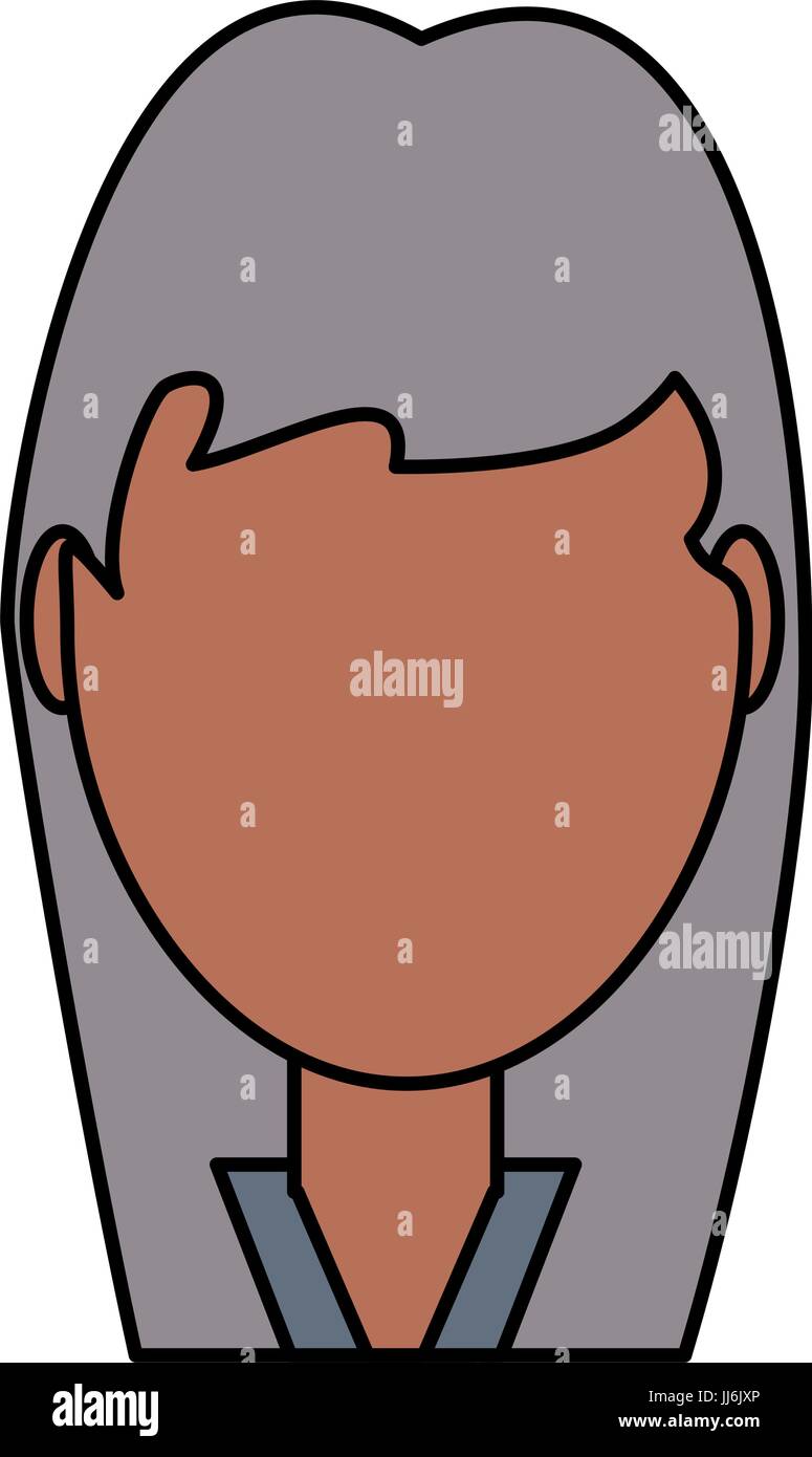 Woman faceless avatar icon vector illustration graphic design Stock ...