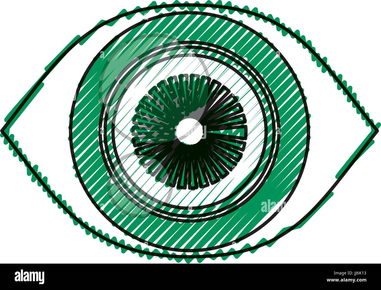Surveillance eye symbol icon vector illustration graphic design Stock ...