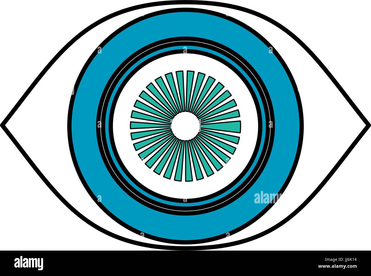 Surveillance eye symbol icon vector illustration graphic design Stock ...