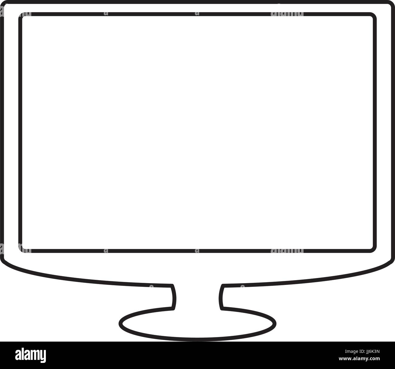 TV screen technology icon vector illustration graphic design Stock ...
