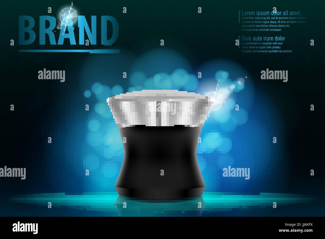 Packaging Dark Blue Makeup