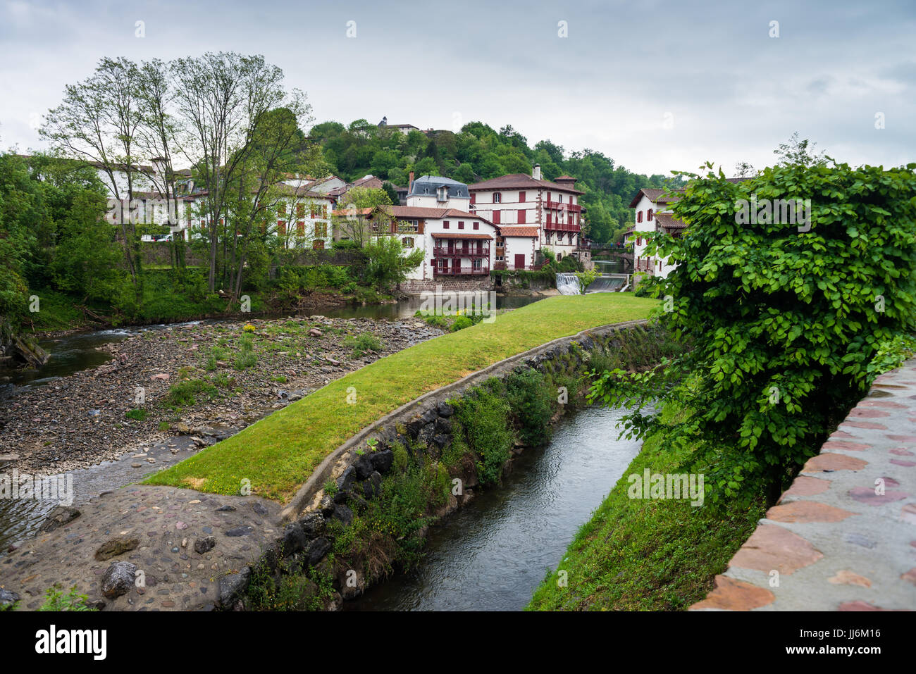Old capital of the traditional Basque province of Lower Navarre. It is ...