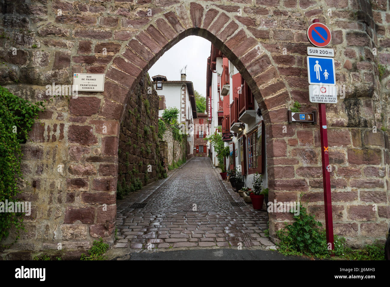 Old capital of the traditional Basque province of Lower Navarre. It is ...