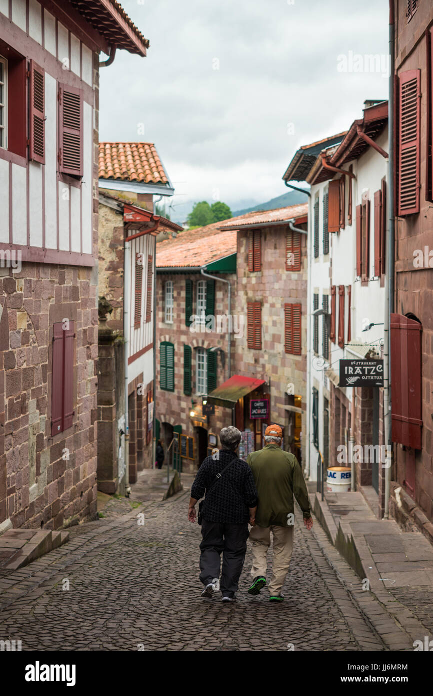 Old capital of the traditional Basque province of Lower Navarre. It is ...