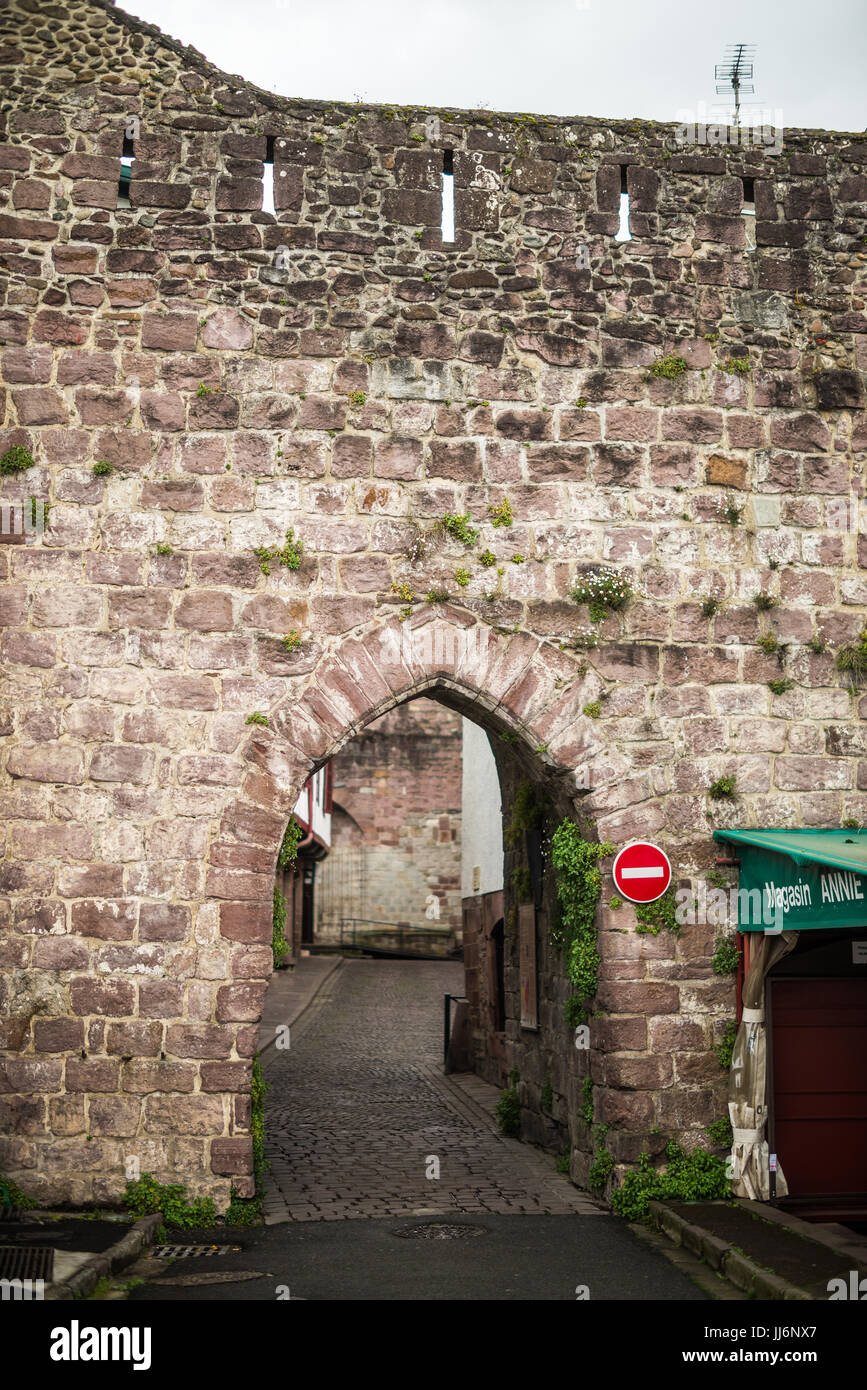Old capital of the traditional Basque province of Lower Navarre. It is ...