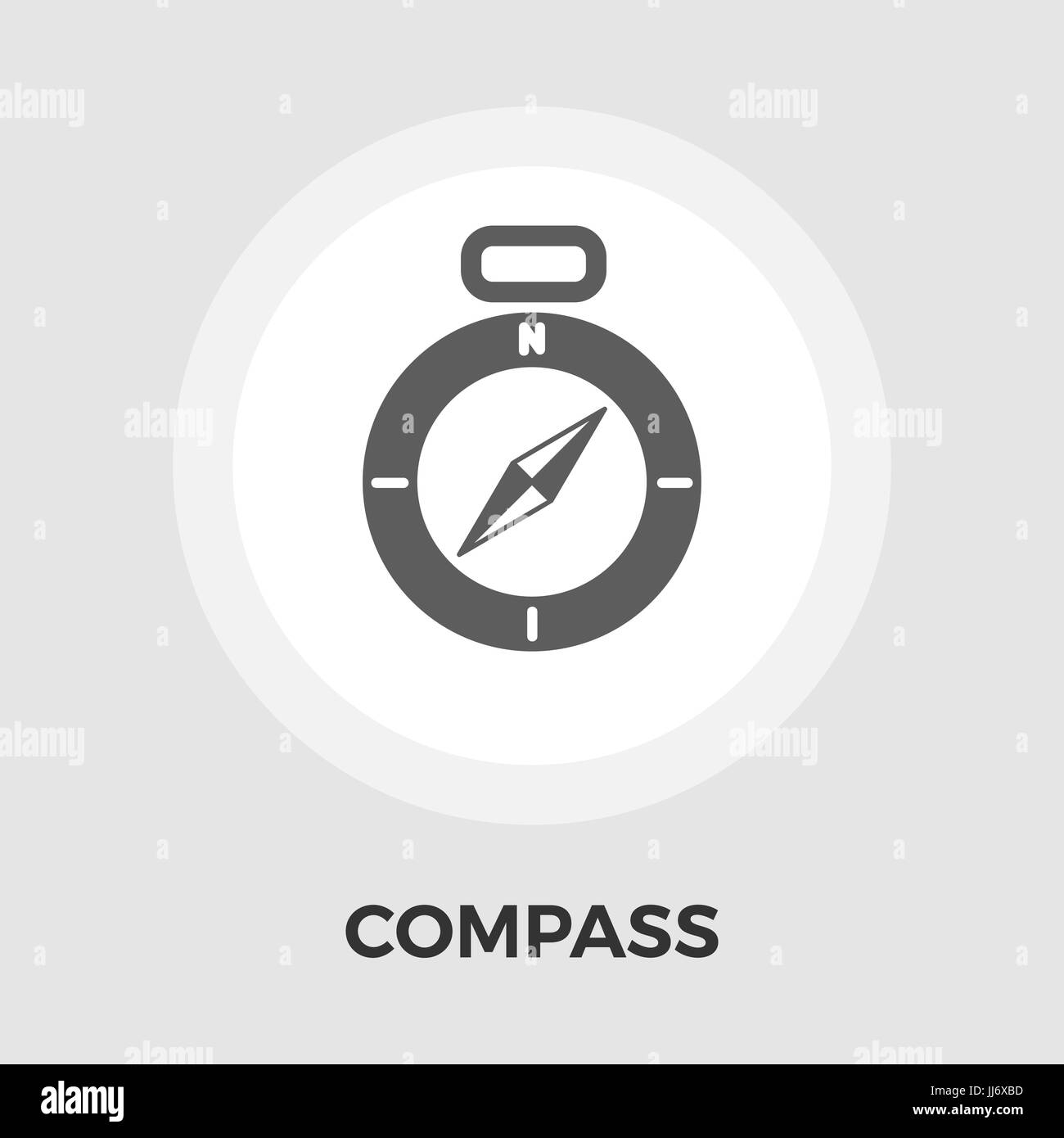 Compass icon vector. Flat icon isolated on the white background ...