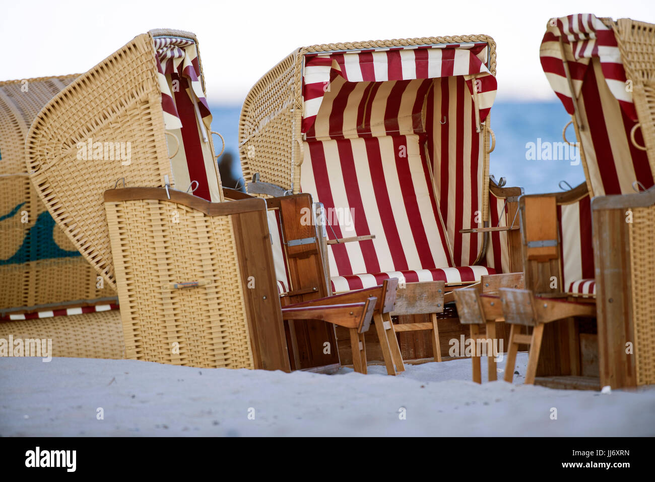 beach chair at a beautiful german coast Stock Photo - Alamy