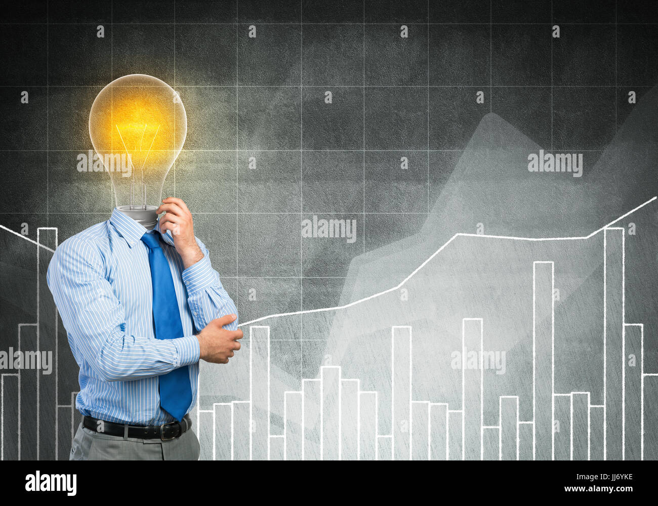 Man thinking over his idea Stock Photo - Alamy