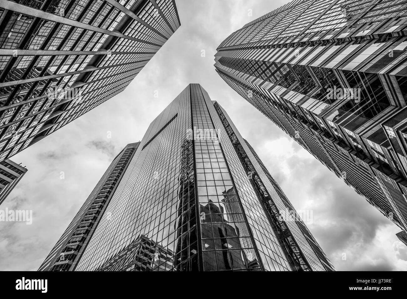 The Skyscrapers of Philadelphia - modern office buildings Stock Photo ...
