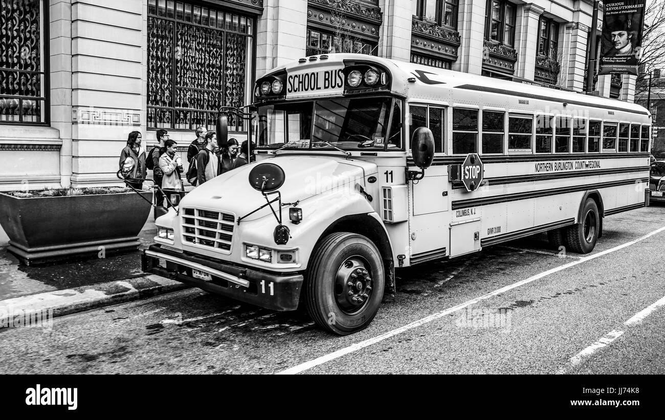 School Bus in the city of Philadelphia - PHILADELPHIA / PENNSYLVANIA ...