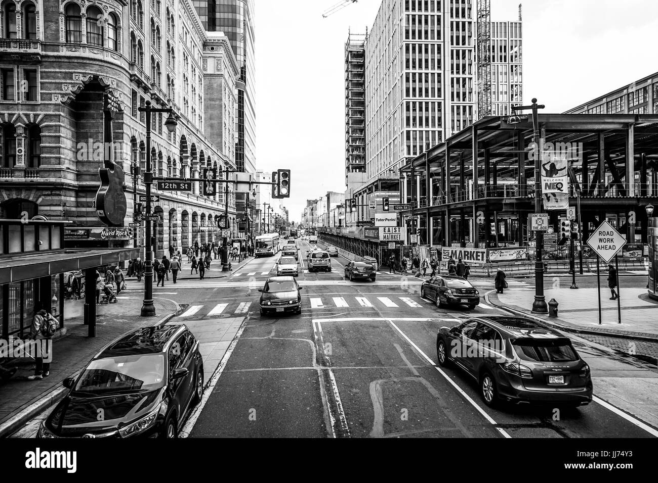 Market Street view in Philadelphia - PHILADELPHIA / PENNSYLVANIA ...