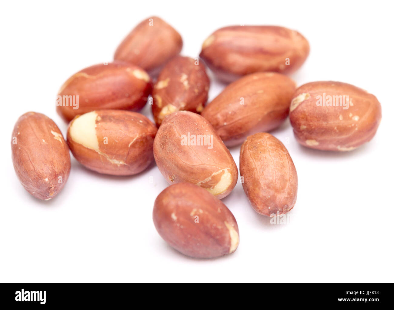 peanuts isolated on white background Stock Photo - Alamy