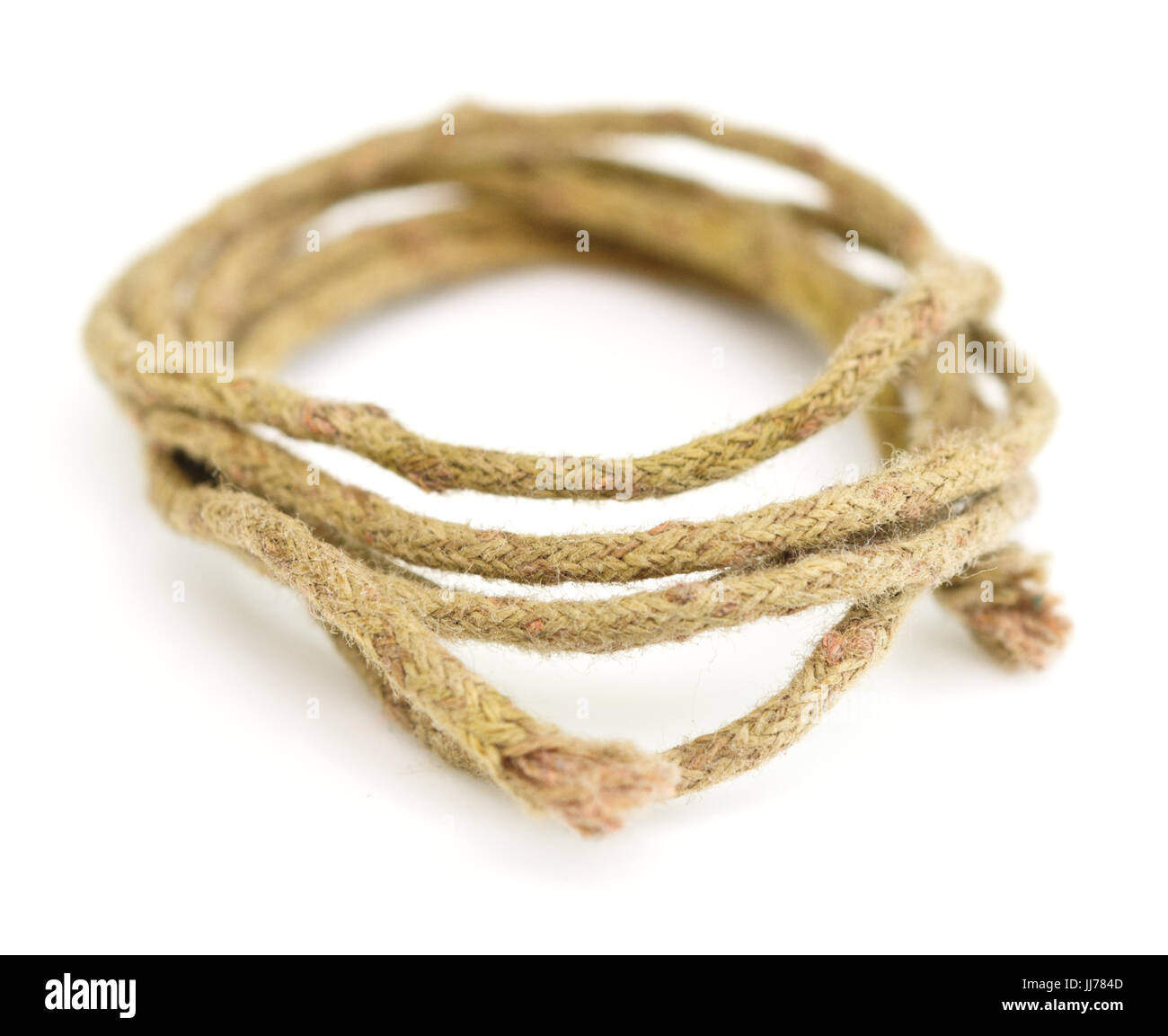 rope isolated on white background Stock Photo - Alamy