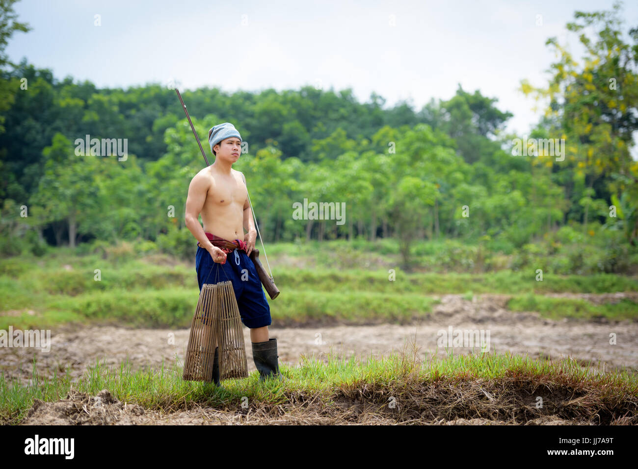 Farmer with shotgun hi-res stock photography and images - Alamy