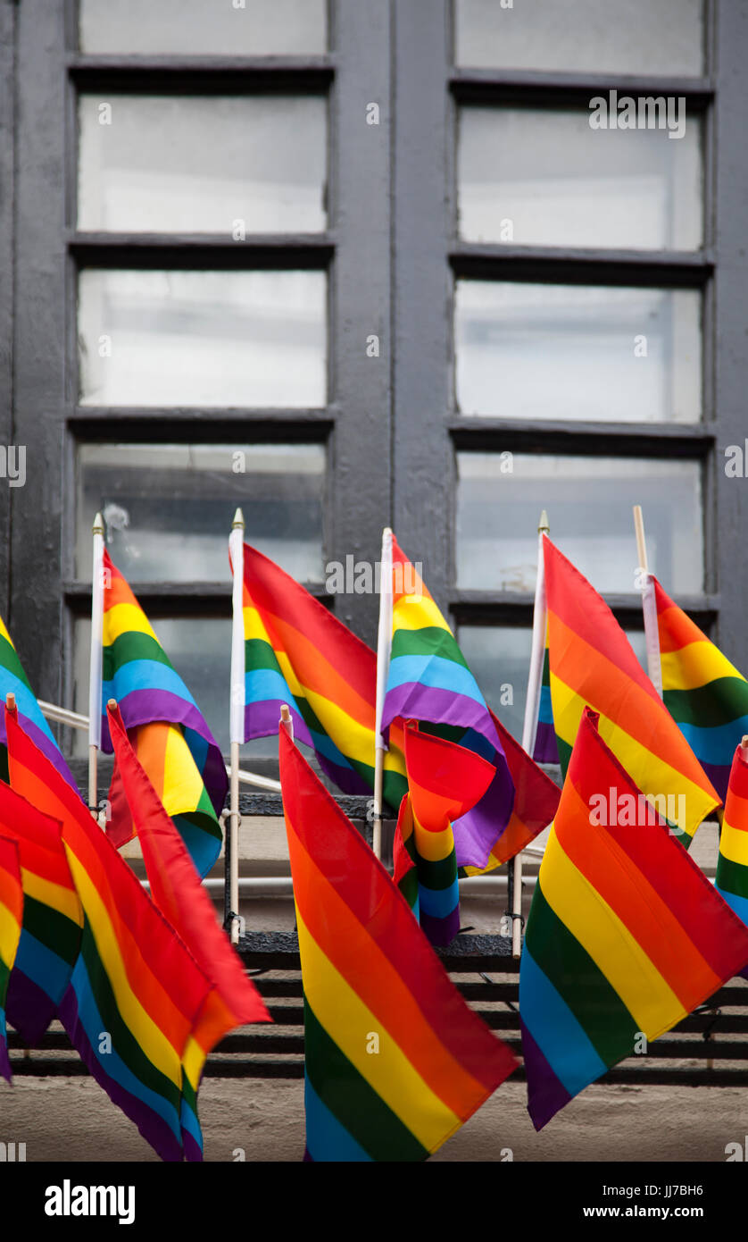 Pride flags hi-res stock photography and images - Alamy