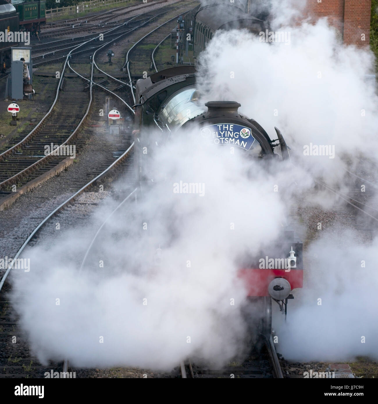 "Playing to the crowds", Flying Scotsman, 60103, on the Bluebell ...