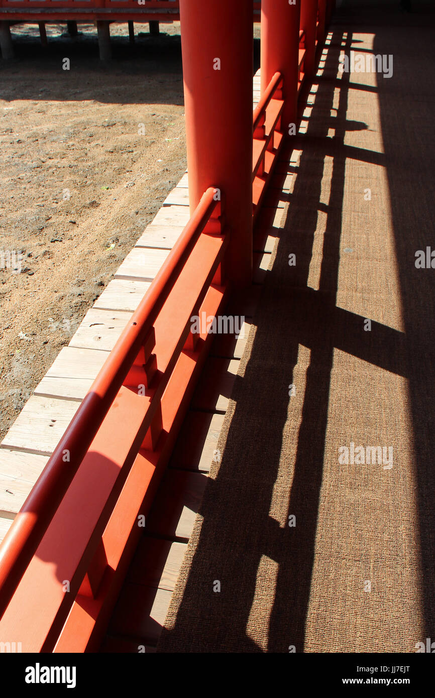 Shintoist shrine (Itsukushima shrine) in Miyajima (Japan Stock Photo ...