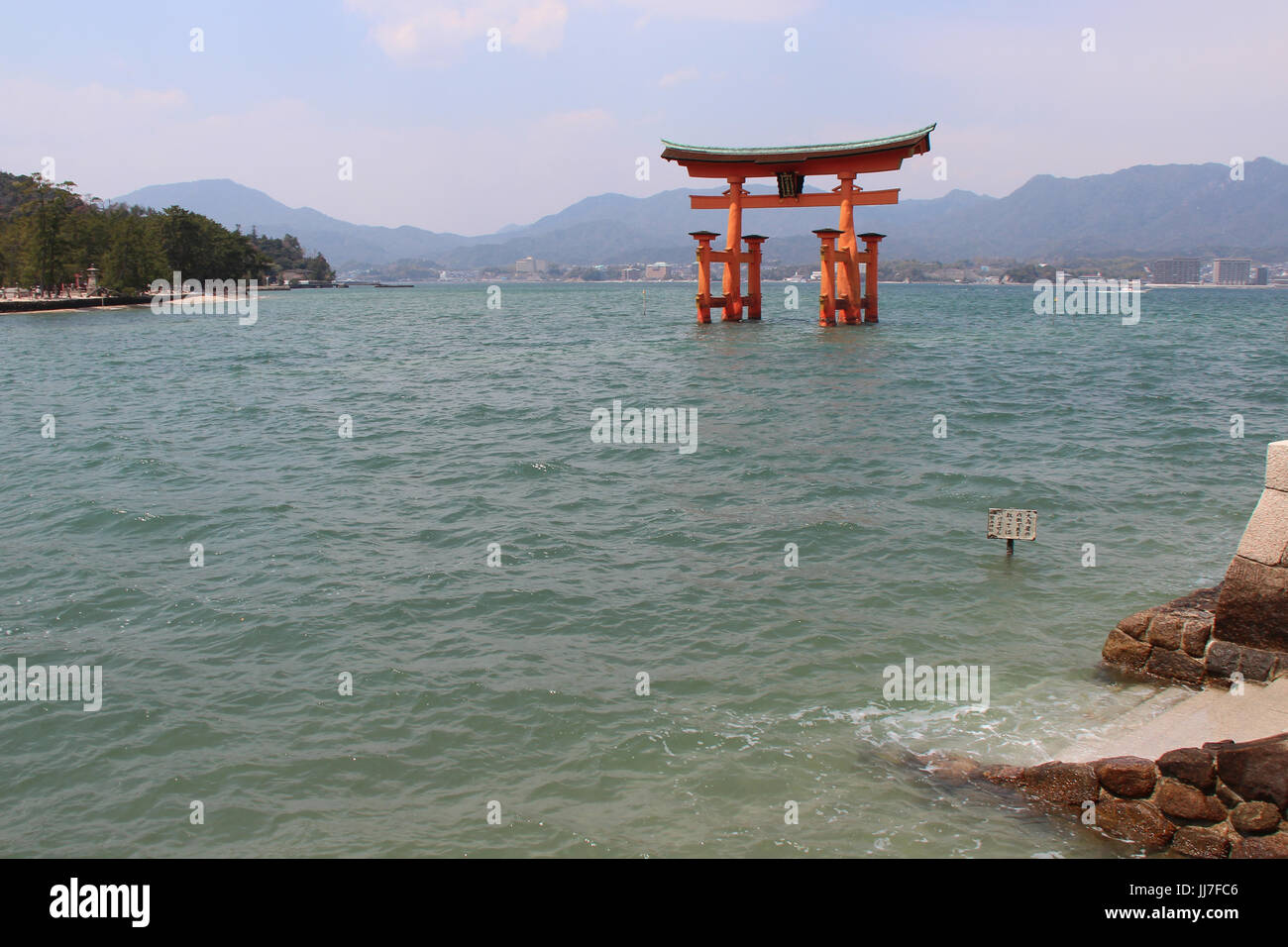 Shintoist shrine (Itsukushima shrine) in Miyajima (Japan Stock Photo ...