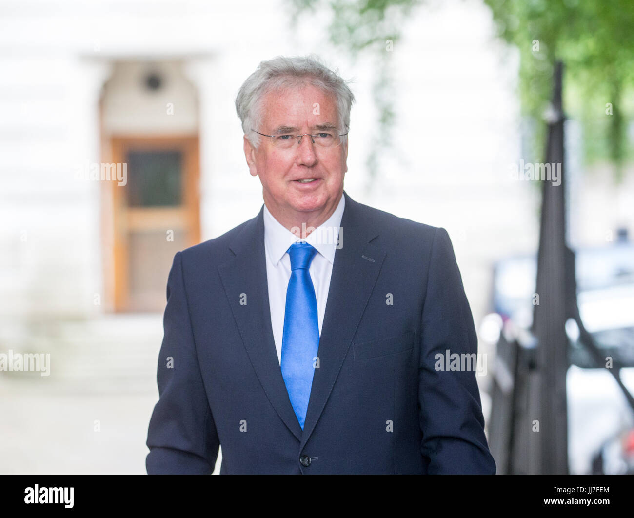 Michael Fallon,Secretary of State for Defence,arrives at number 10 ...