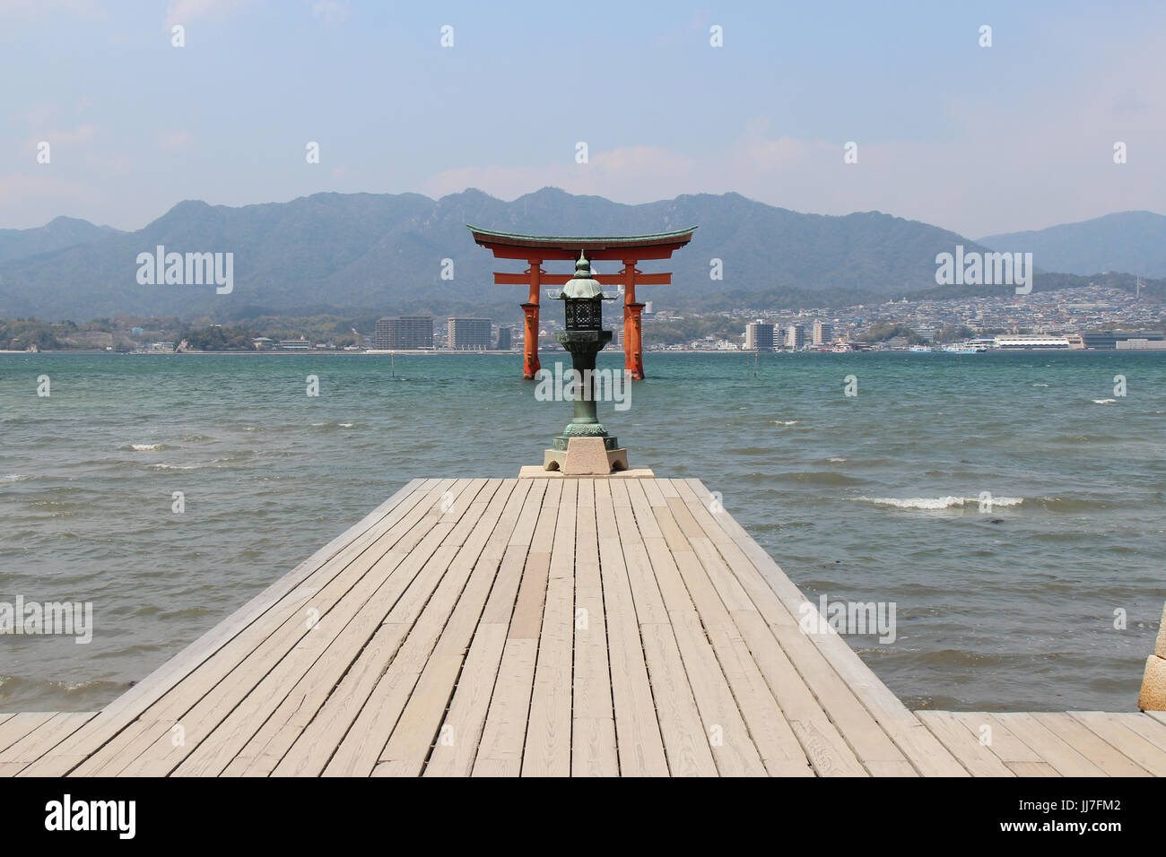 Shintoist shrine (Itsukushima shrine) in Miyajima (Japan Stock Photo ...