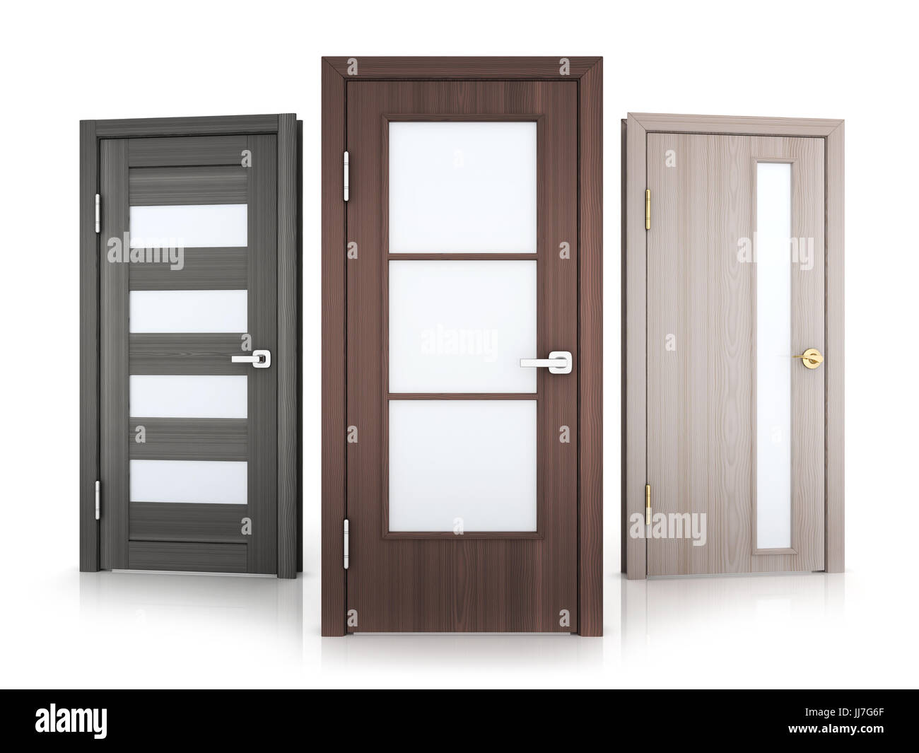 Three doors hi-res stock photography and images - Alamy