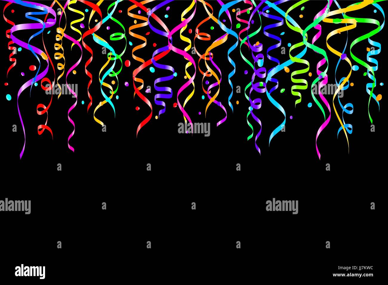 Colorful background colored streamers Stock Vector Images - Alamy