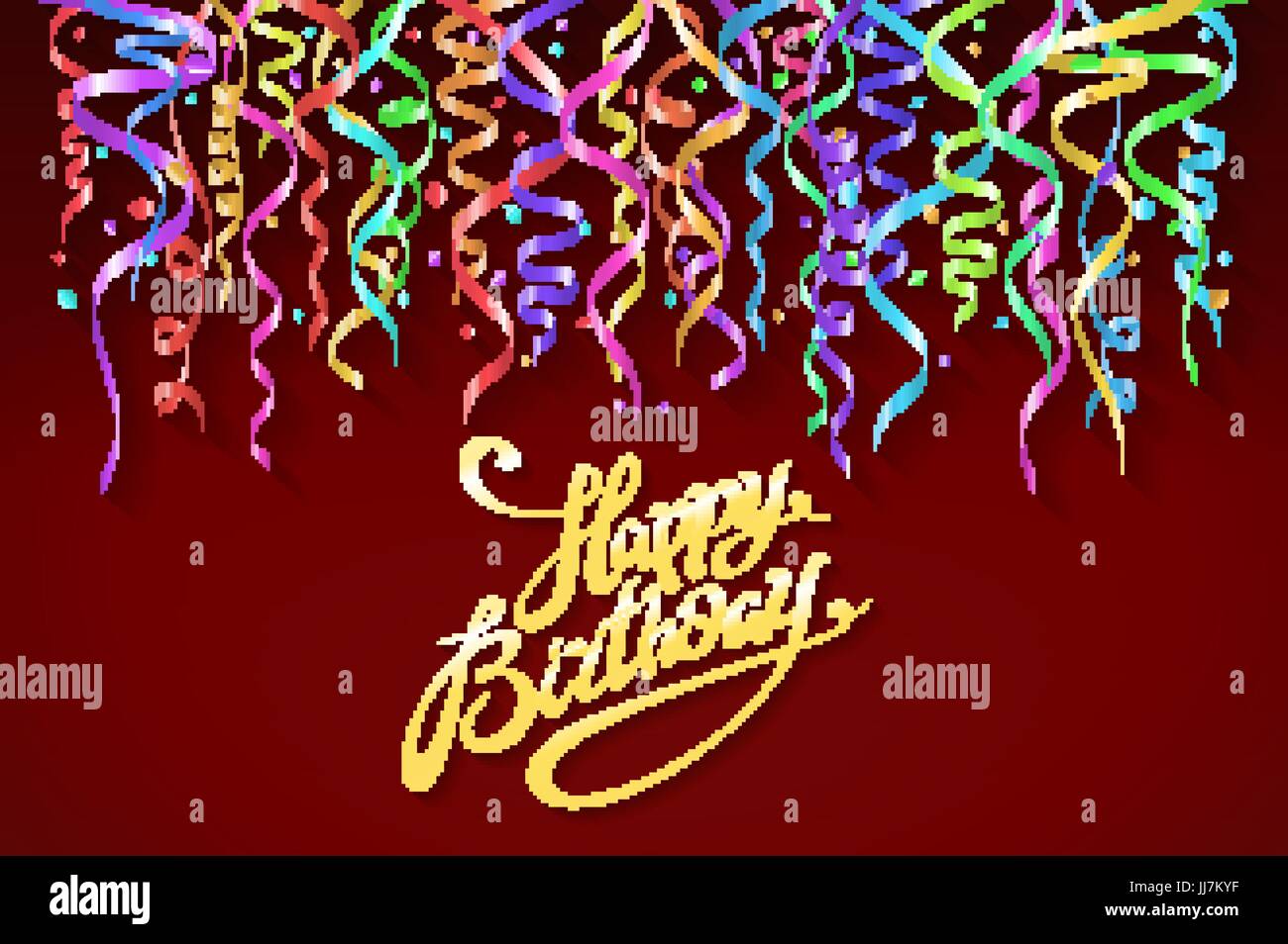 happy birthday sign design background. Birthday background with ...