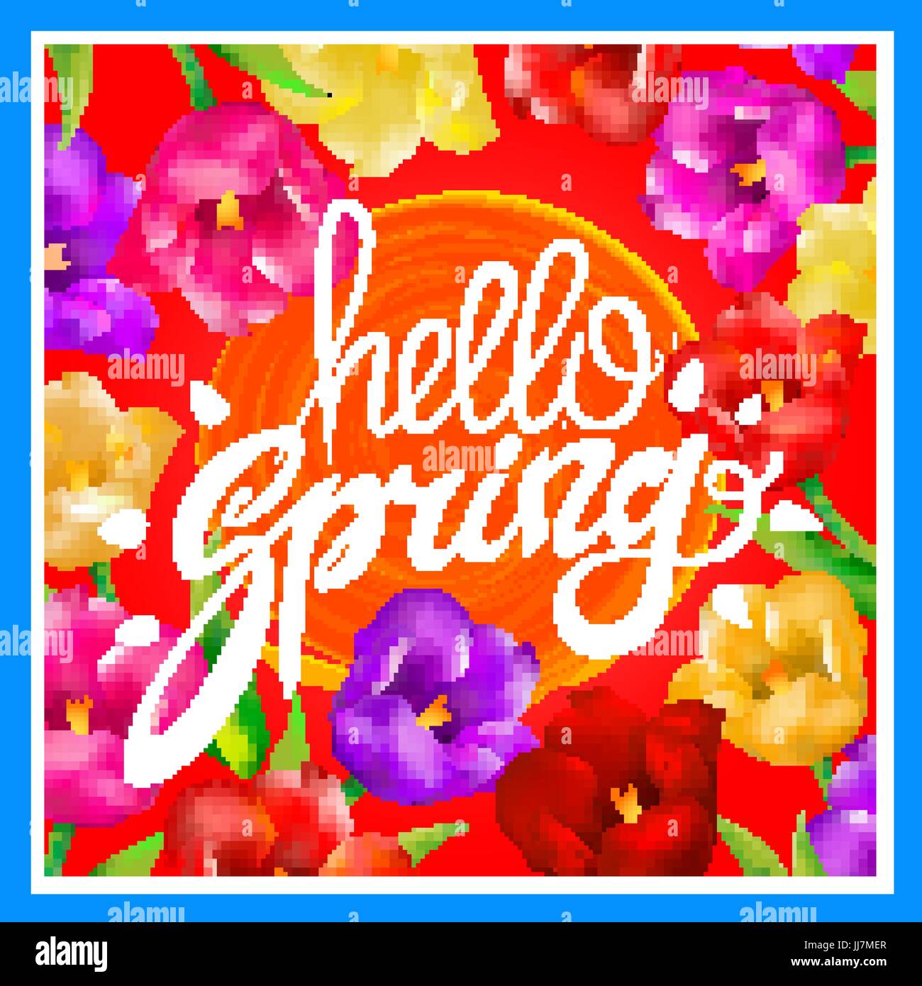 Bunchspring vector vectors hi-res stock photography and images - Alamy