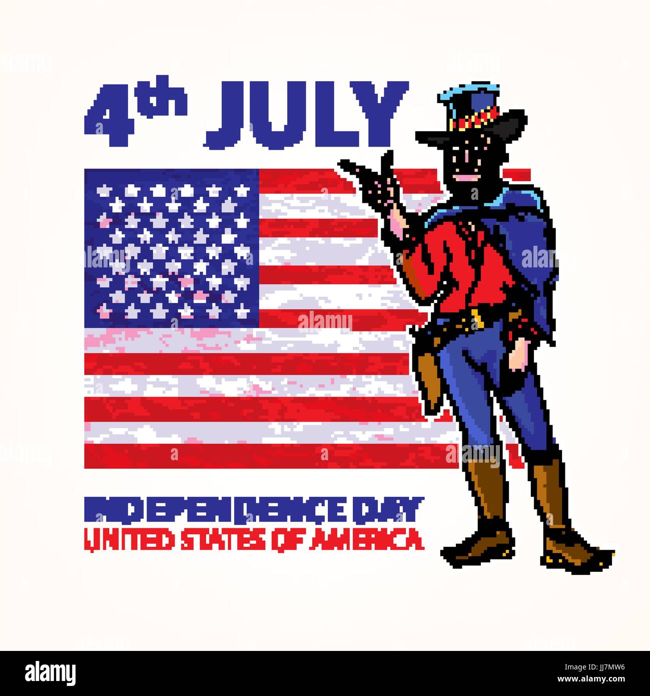 Cowboy holiday usa Stock Vector Images - Alamy