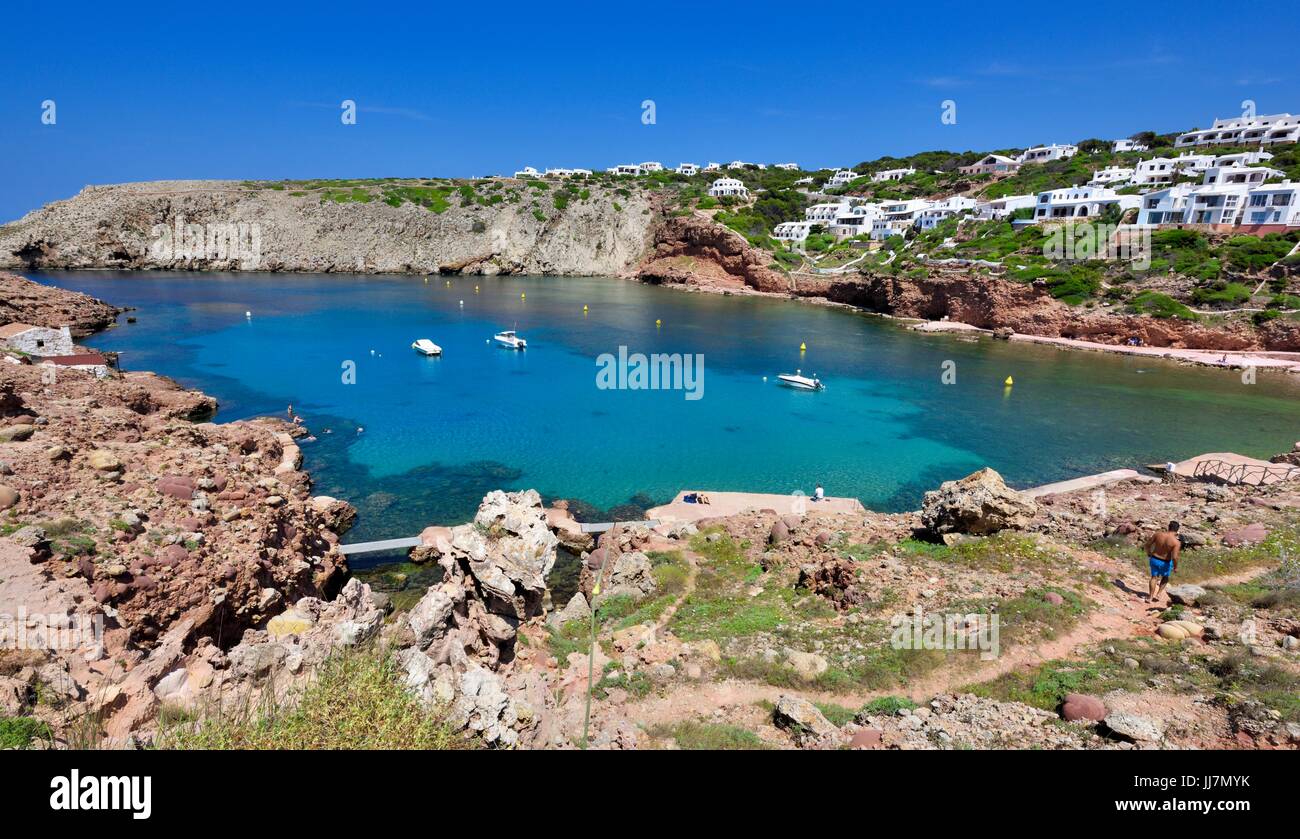 Cala Morell Menorca Minorca Spain Stock Photo - Alamy