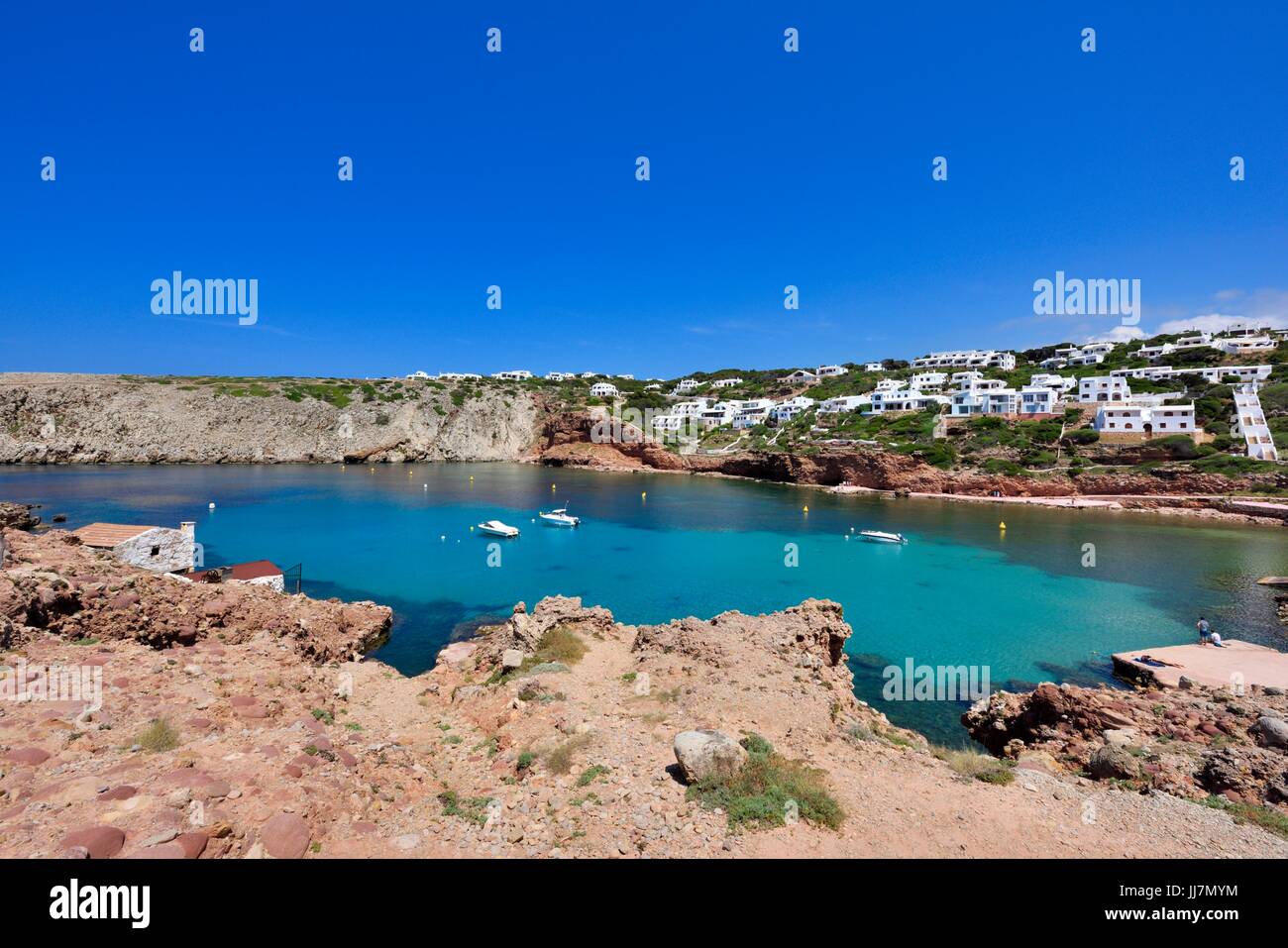 Cala Morell Menorca Minorca Spain Stock Photo - Alamy