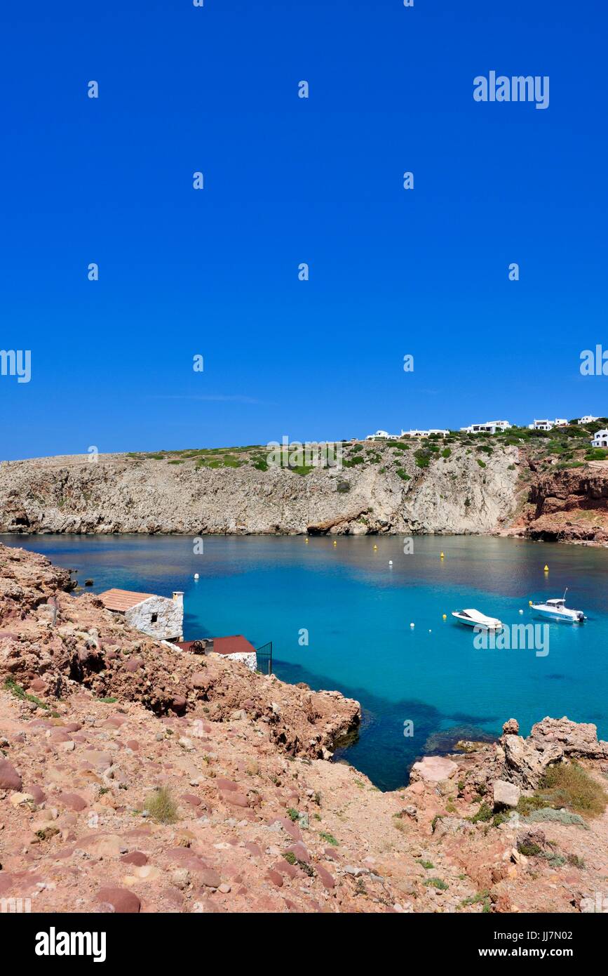 Cala Morell Menorca Minorca Spain Stock Photo - Alamy