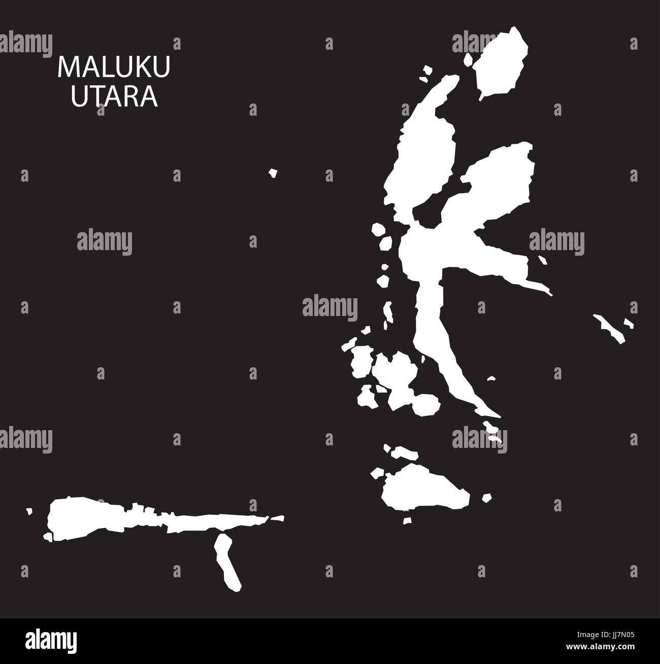 Maluku map Stock Vector Images - Alamy