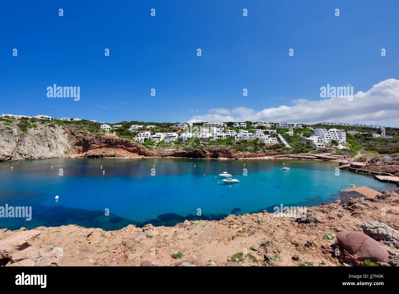 Cala Morell Menorca Minorca Spain Stock Photo - Alamy