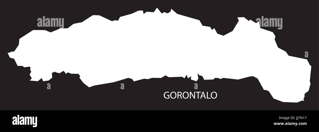 Gorontalo map vector hi-res stock photography and images - Alamy