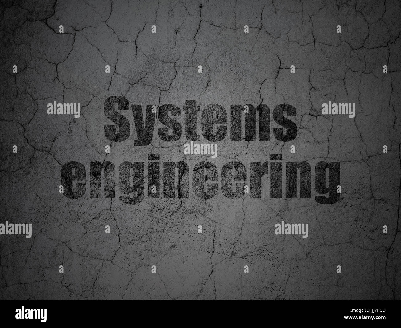 Science concept: Systems Engineering on grunge wall background Stock ...
