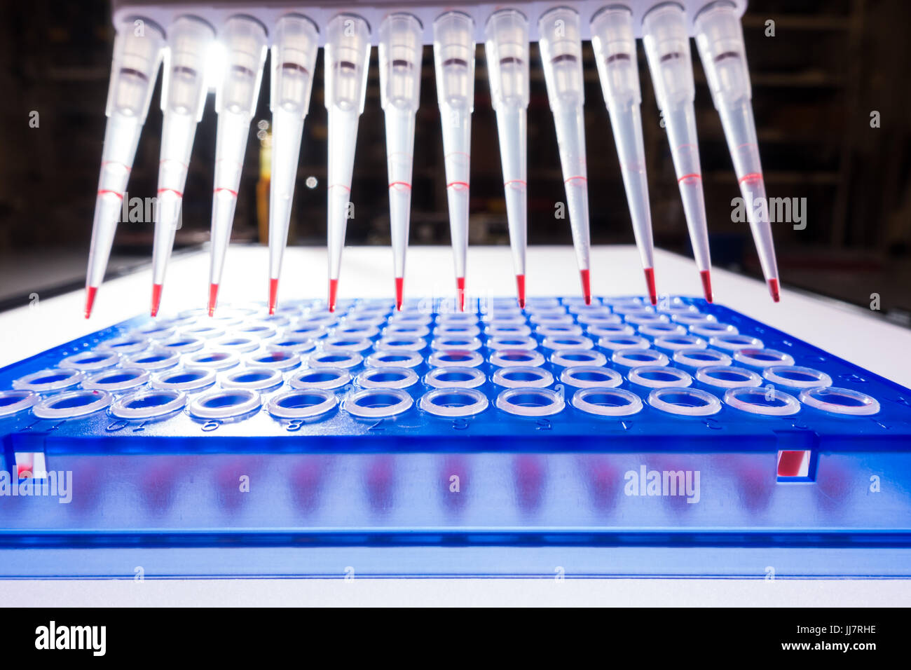 96 well plate multichannel pipette hi-res stock photography and images ...