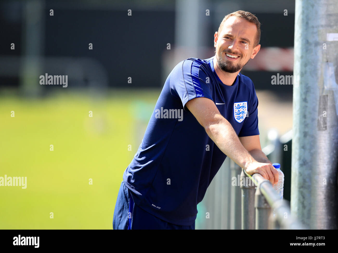 England manager Mark Sampson during a training session at Sporting 70 ...