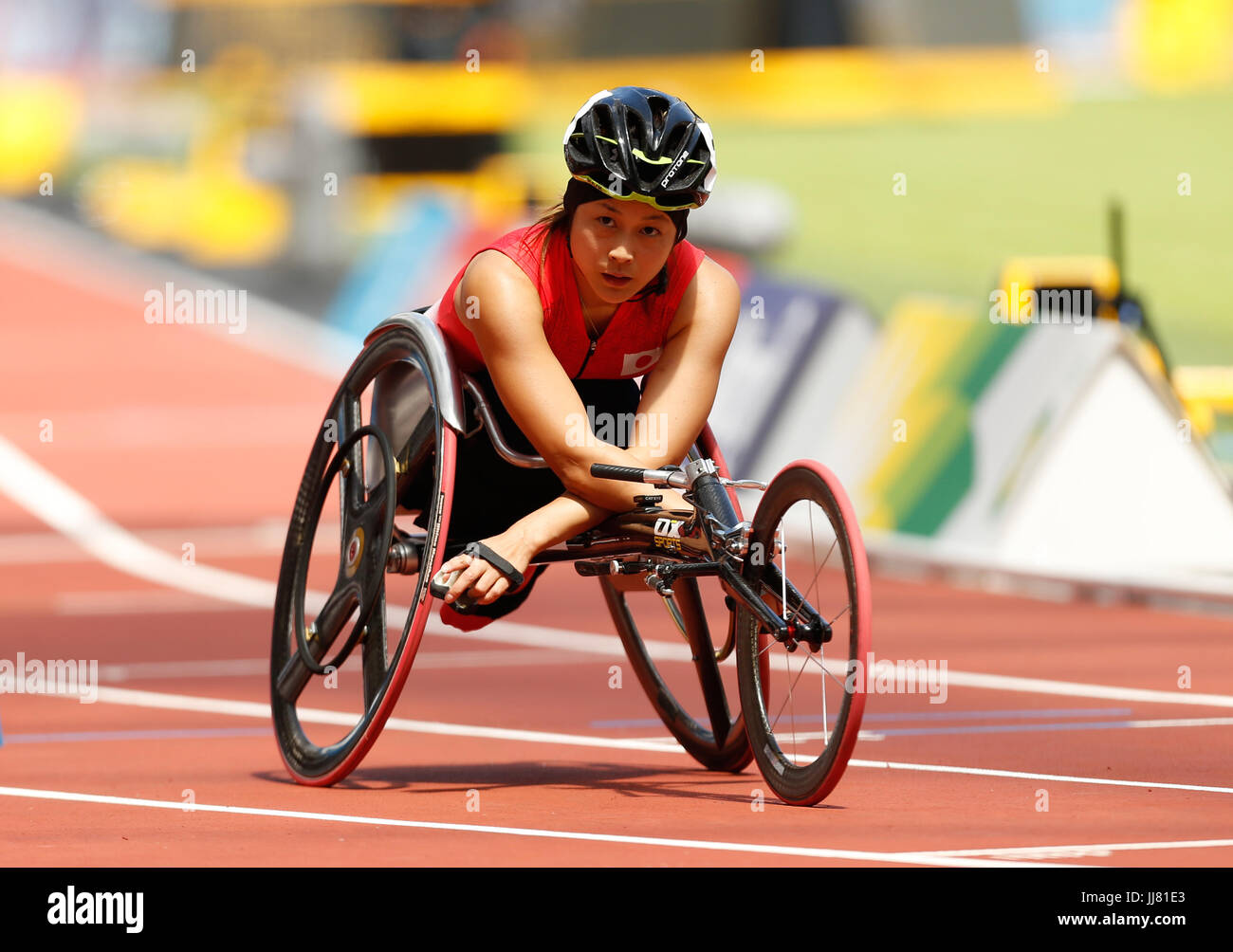 Japan's Kazumi Nakayama before the Women's 400m T53 Round 1 Heat 1 ...